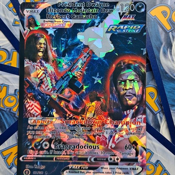 Games | President Camacho Pokemon Card | Poshmark